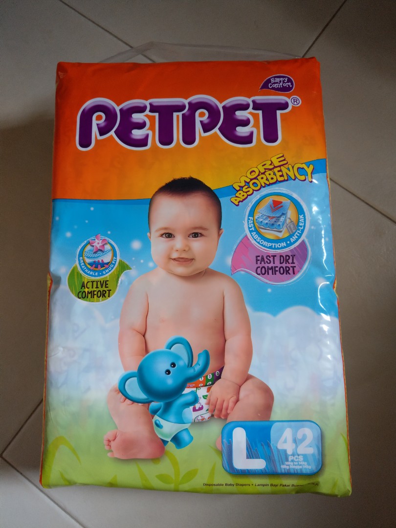 Petpet Diapers, Babies & Kids, Bathing & Changing, Diapers & Baby Wipes ...