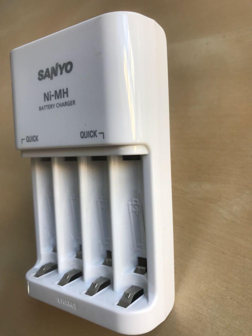 Sanyo NiMh Battery Charger (Model: NC-MQR06W), Mobile Phones & Gadgets ...