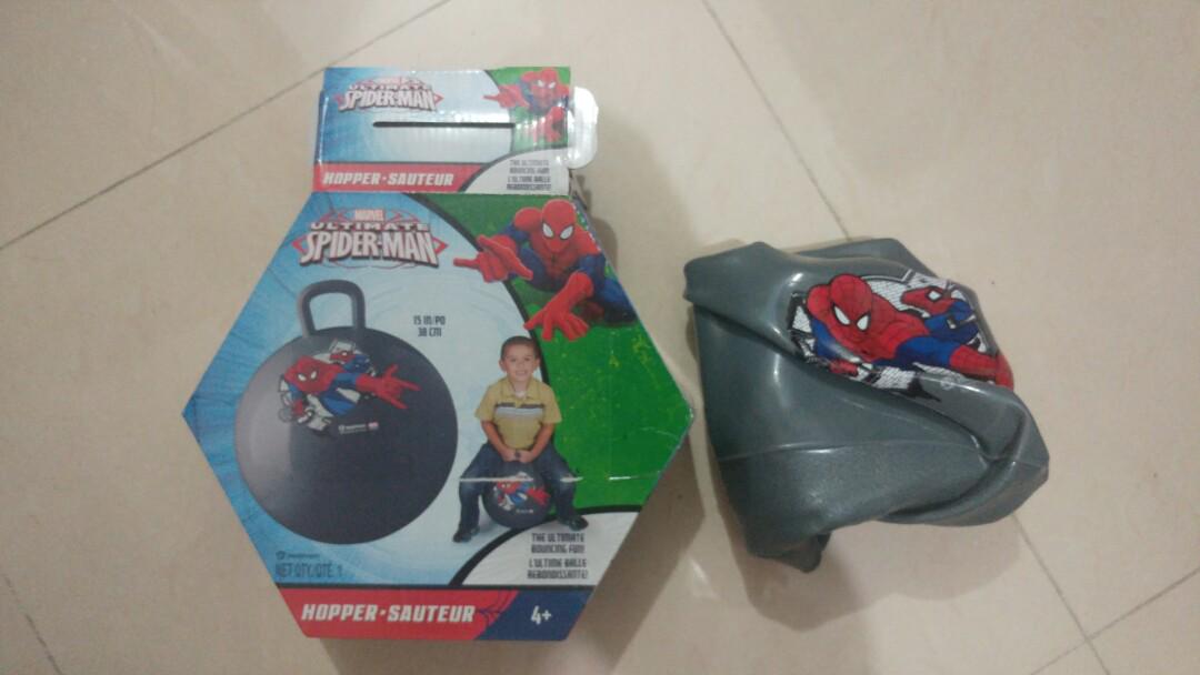 Spiderman Hopper 彈彈球, 全新。 放係到無用過。, 興趣及遊戲, 玩具 & 遊戲類 - Carousell