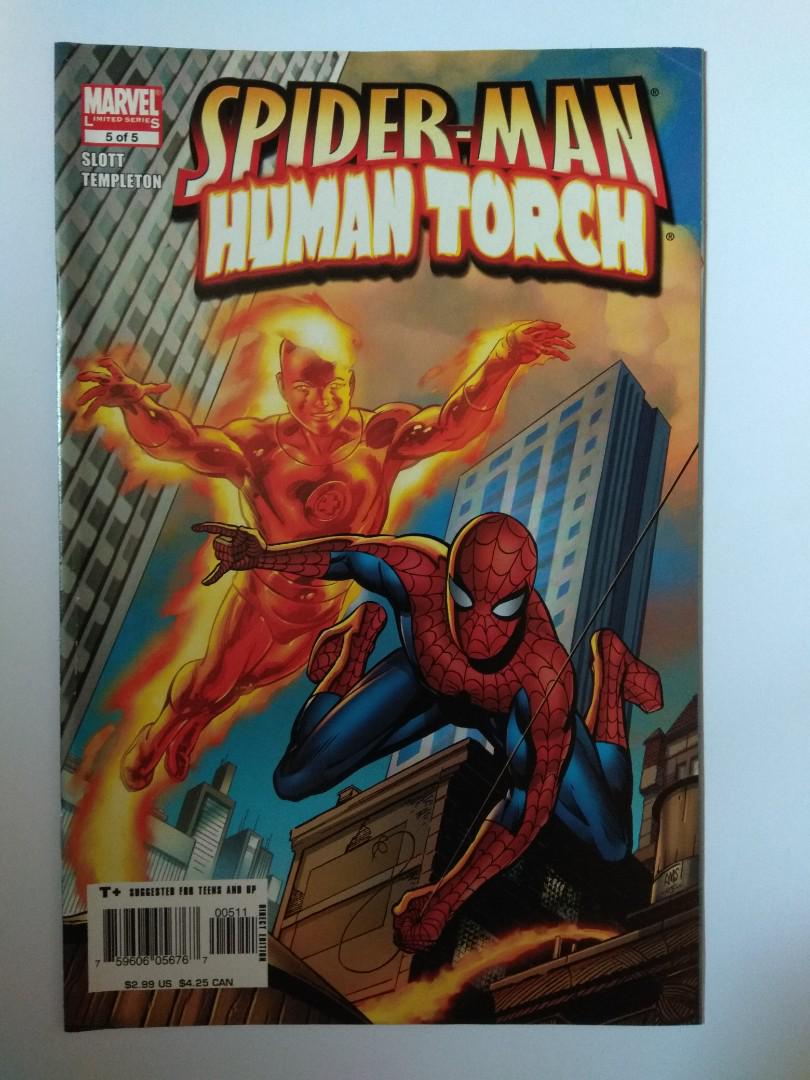 Spider-Man Human Torch (Marvel Limited Series) Issue 5, Hobbies & Toys ...