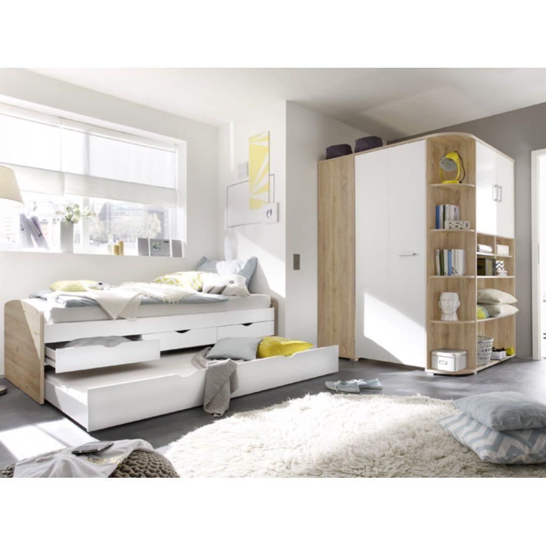 Tandem Nessy Bed 2 sleeping berths and drawers, Furniture, Beds ...