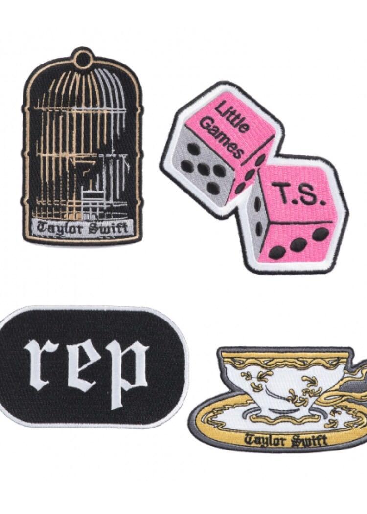 Taylor swift reputation patches, Hobbies & Toys, Music & Media, Vinyls ...