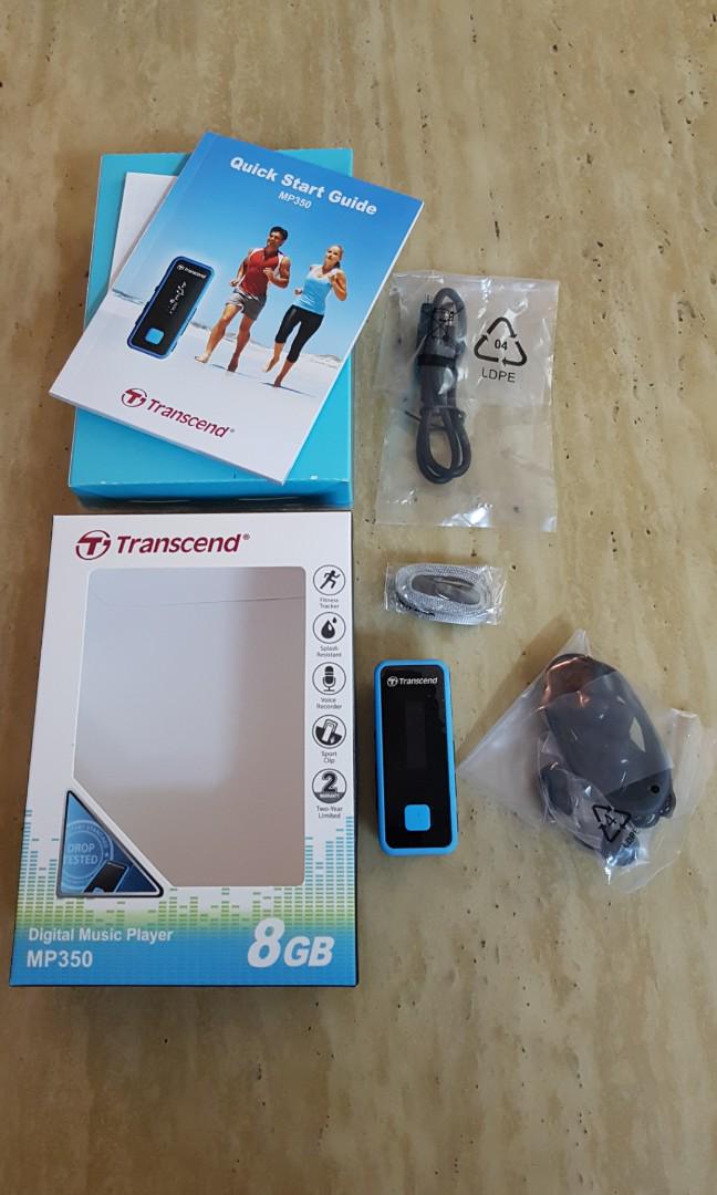 Transcend MP350 MP3 Music Player / Recorder, Furniture & Home Living ...