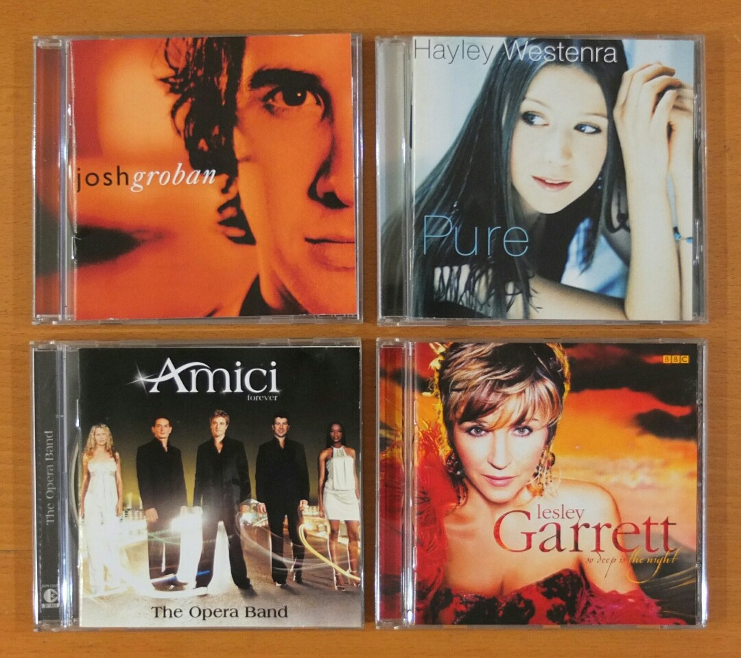 4 CDs: Josh Groban "Closer", Hayley Westenra "Pure", Amici Forever "The ...