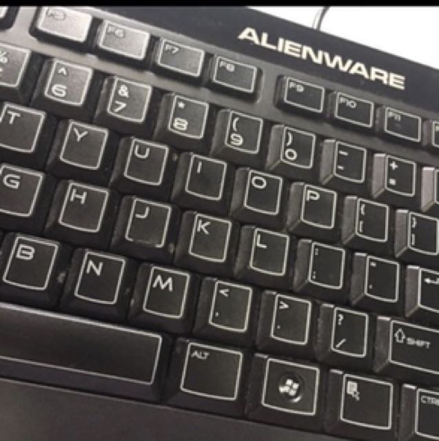 Alienware Keyboard, Computers & Tech, Parts & Accessories, Computer ...