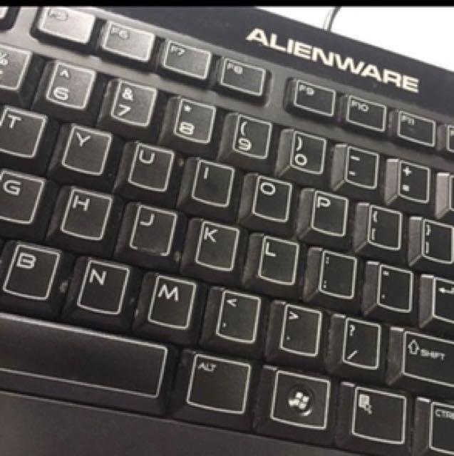 Alienware Keyboard, Computers & Tech, Parts & Accessories, Computer ...