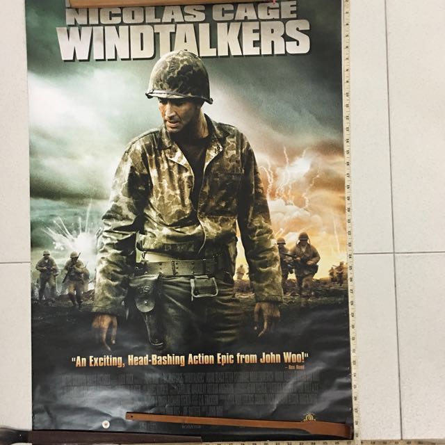 BN Movie Poster ( Nicolas Cage Windtakers ), Everything Else on Carousell