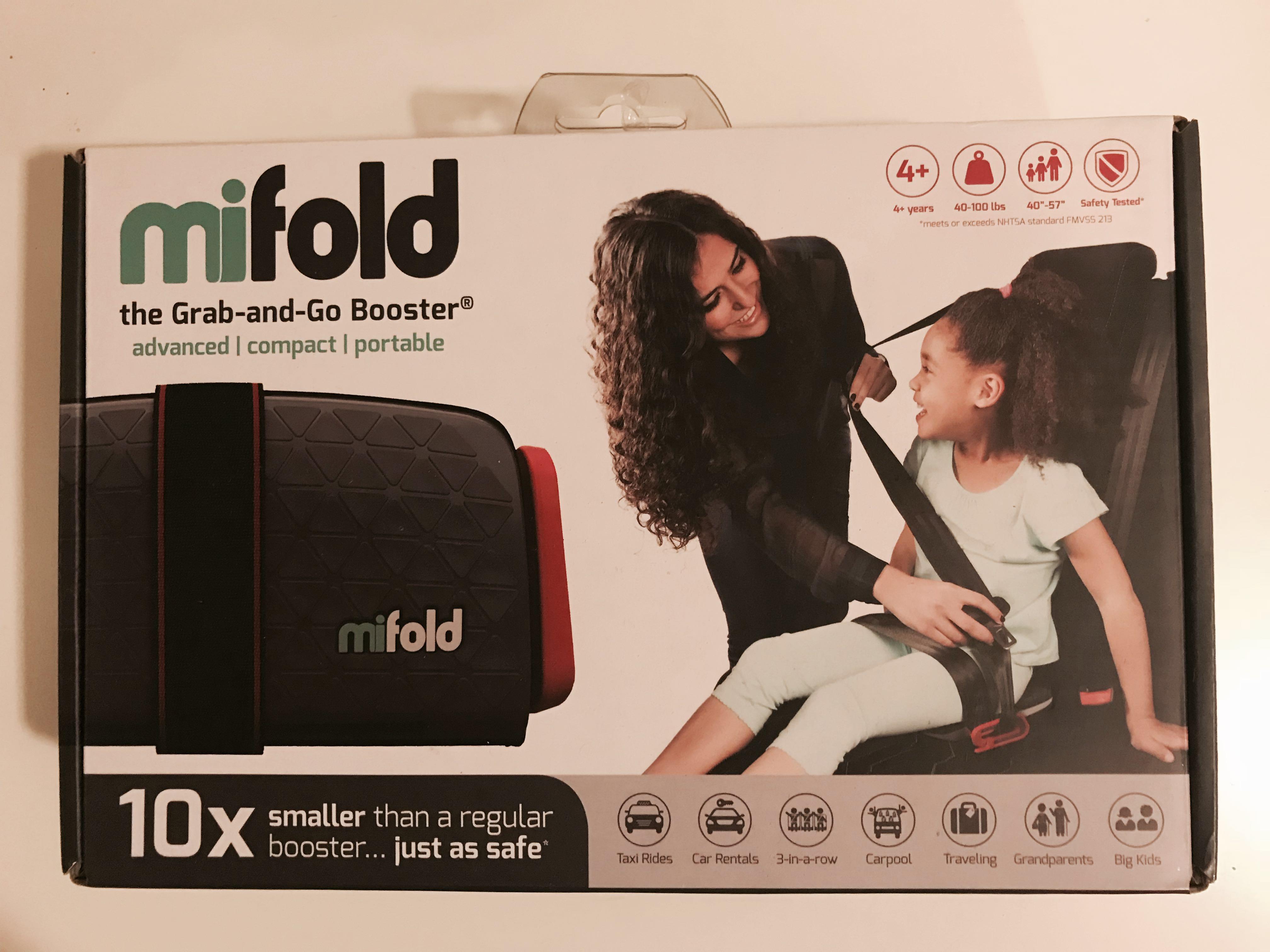BNIB Mifold booster seat, Babies & Kids, Going Out, Car Seats on Carousell
