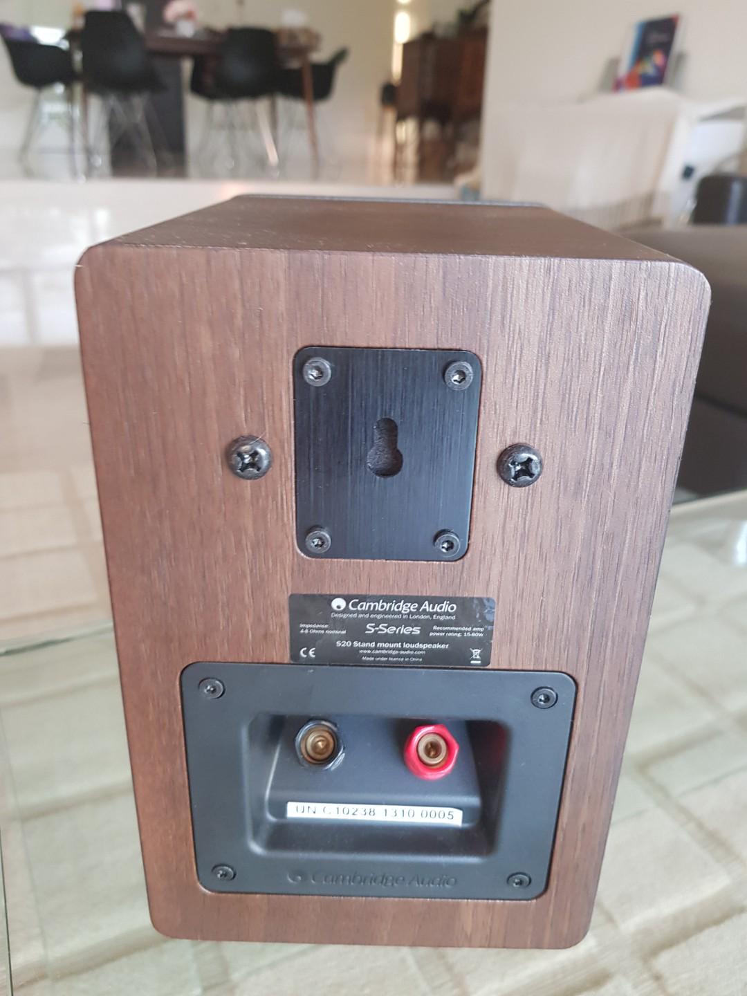 Cambridge Audio S20 Bookshelf Speakers, Audio, Soundbars, Speakers & Amplifiers on Carousell