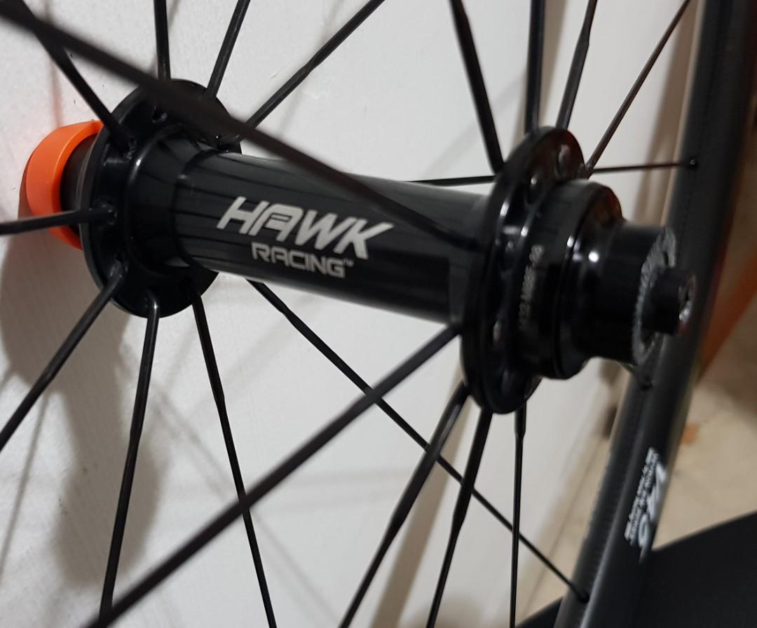 Carbon Wheel - Hawk Racing 45mm (Clincher), Sports Equipment, Bicycles ...