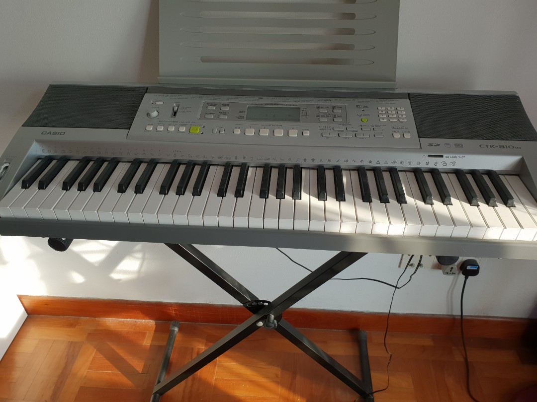 Casio Keyboard(CTK-810 IN), Hobbies & Toys, Music & Media, Musical ...