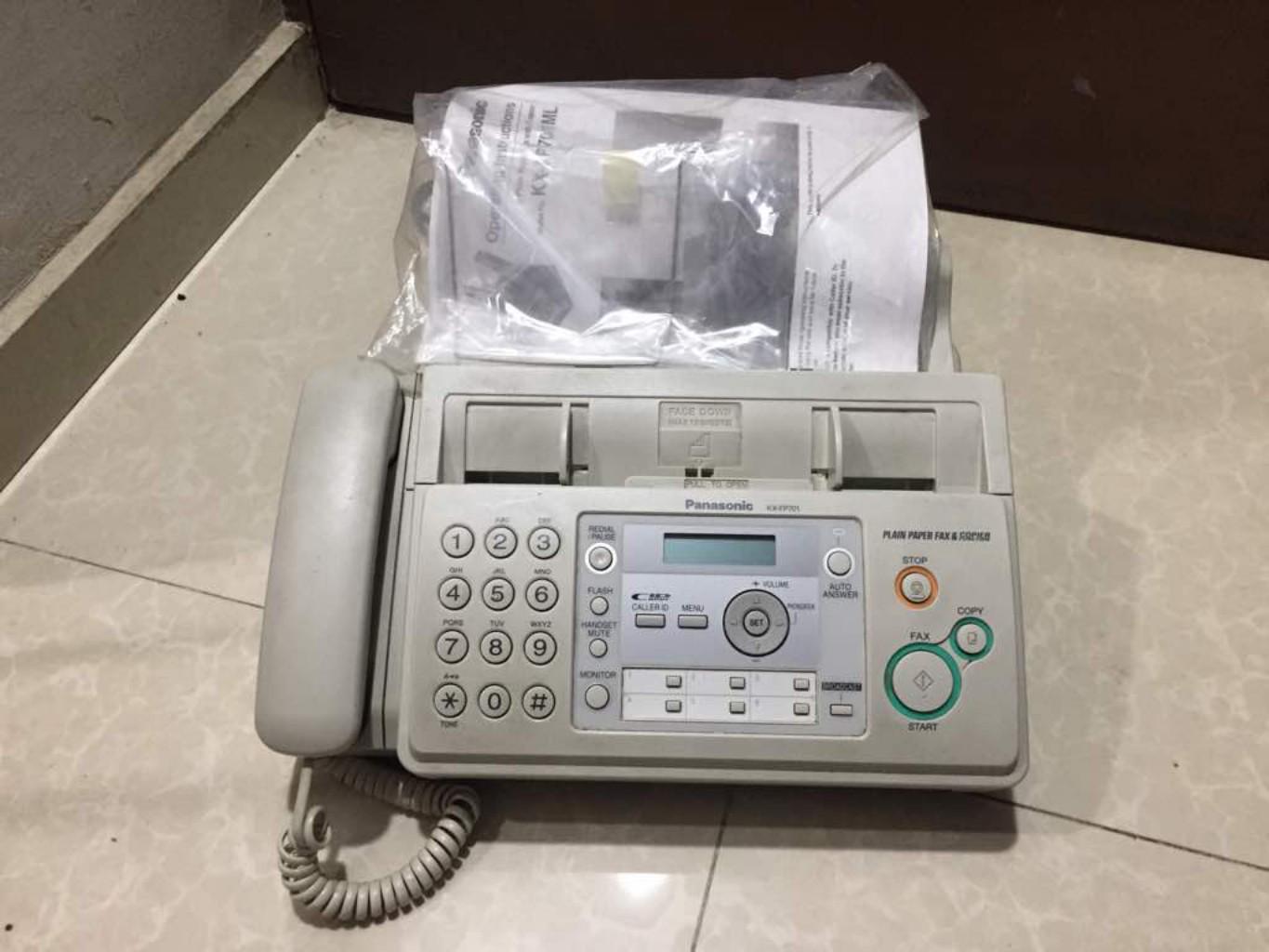 Fax machine and photocopy panasonic, Photography, Lens & Kits on Carousell