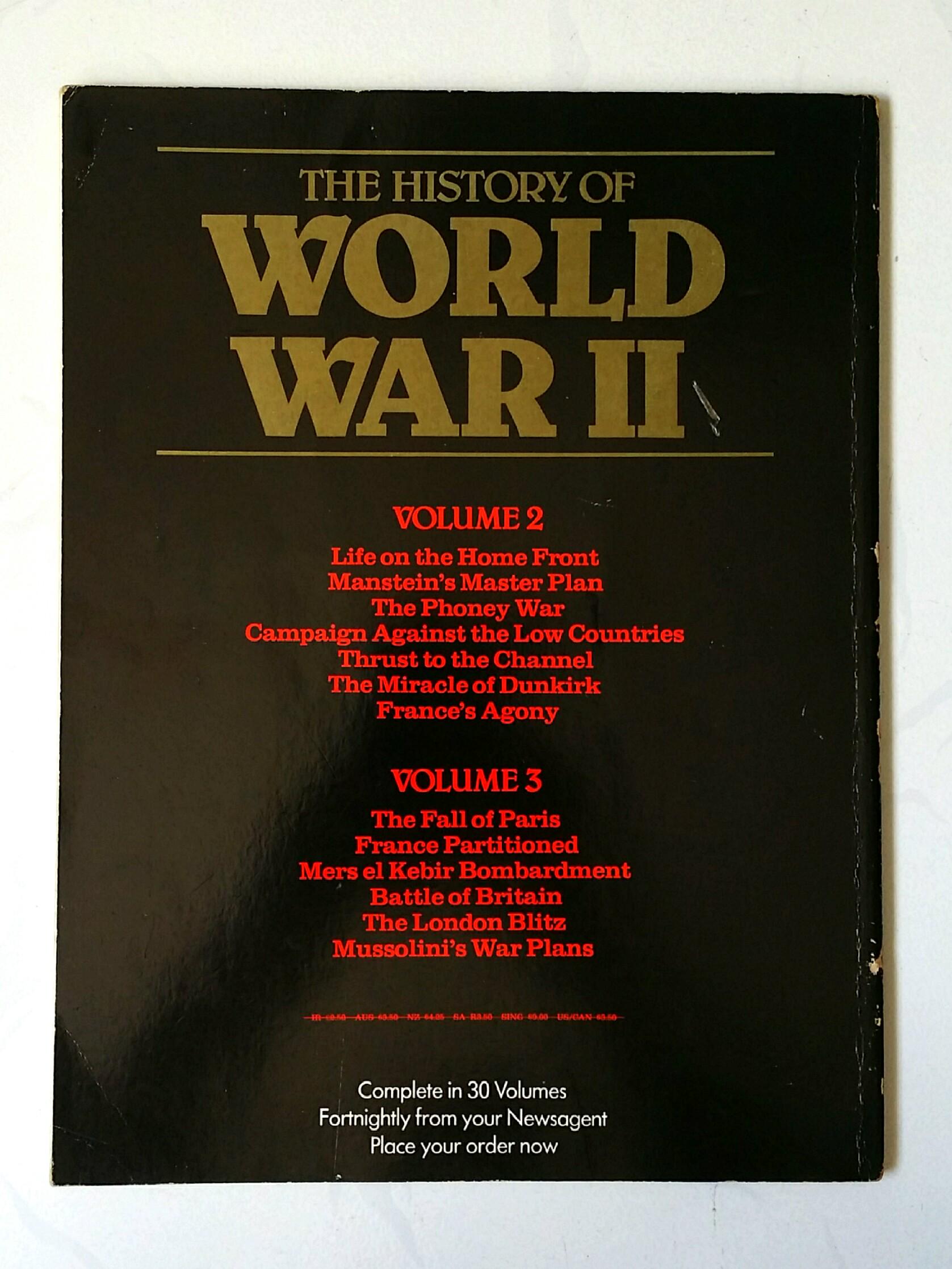 History of the World War II Volume 1, Eddy Bauer & Peter Young, 95 ...