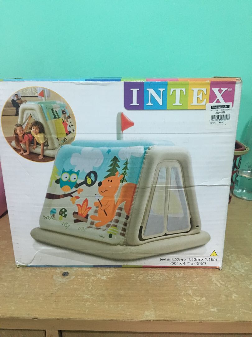 Intex Inflatable Play Tent, Babies & Kids, Infant Playtime on Carousell
