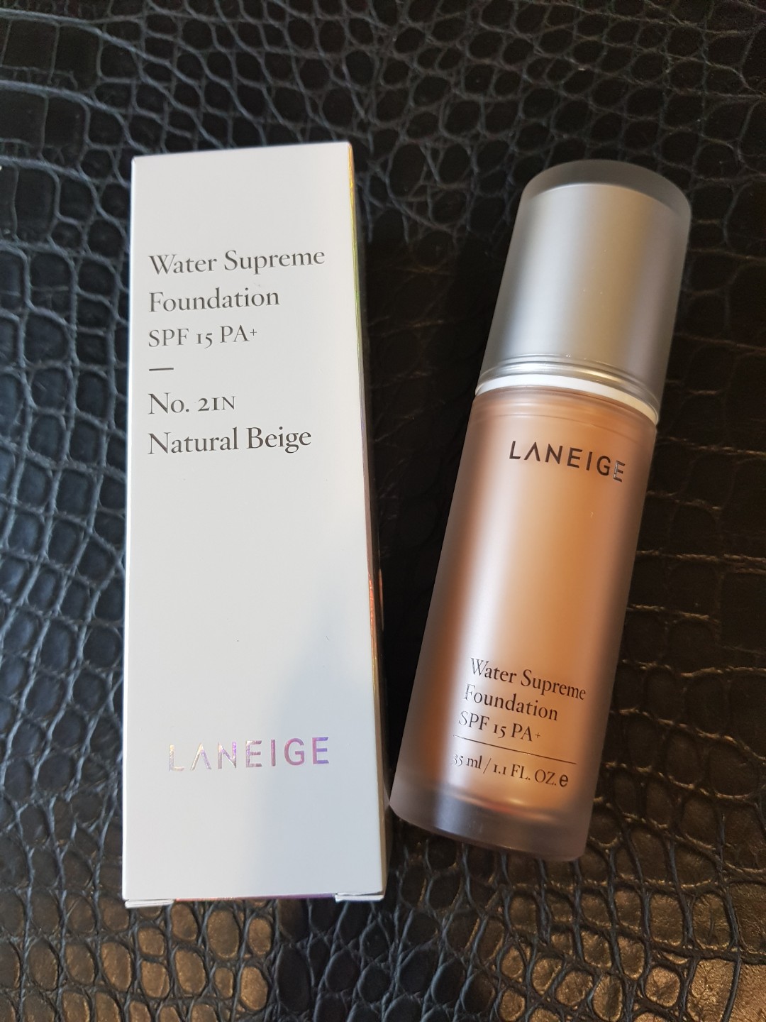Laneige Water Supreme Foundation - No21N Natural Beige, Beauty ...