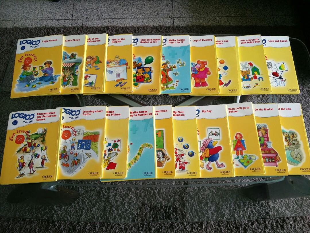 Logico Primo 20 Fun Learning Set (Grolier), Hobbies & Toys, Books ...