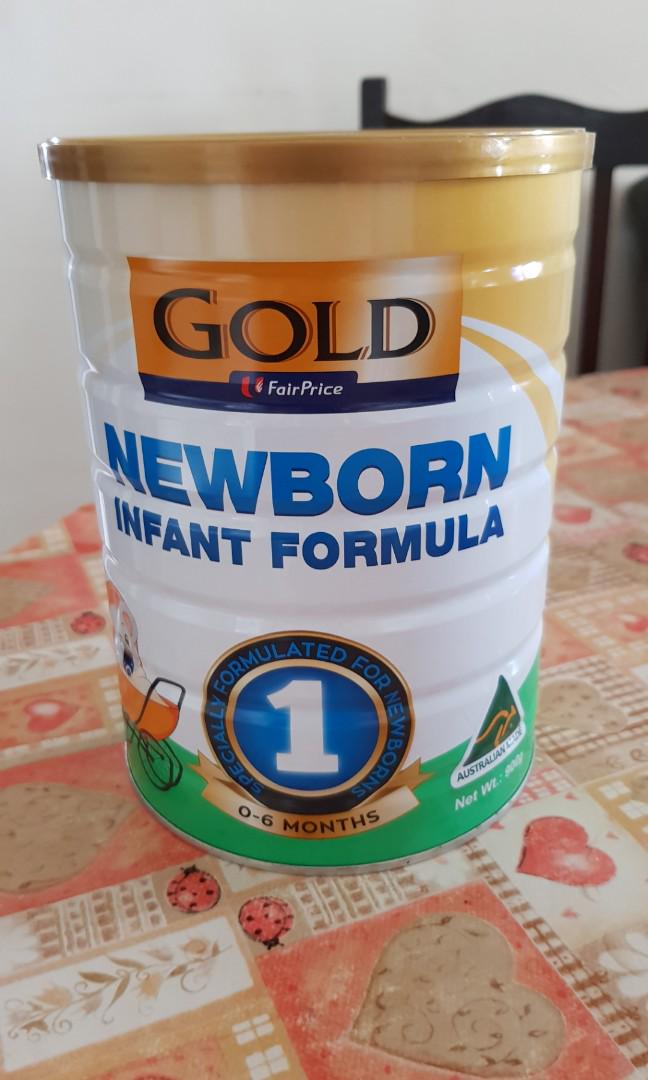 New NTUC Fairprice GOLD new born stage 1 infant formula, Babies & Kids ...