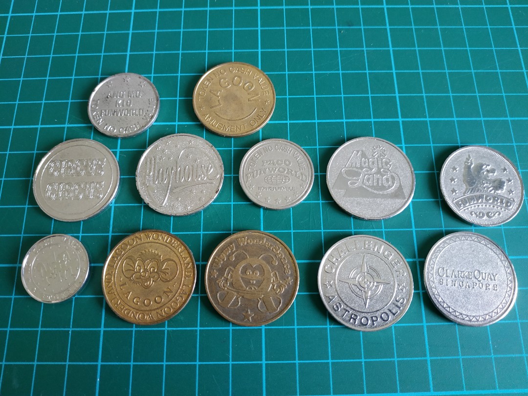 Old School Arcade Tokens, Hobbies & Toys, Memorabilia & Collectibles ...