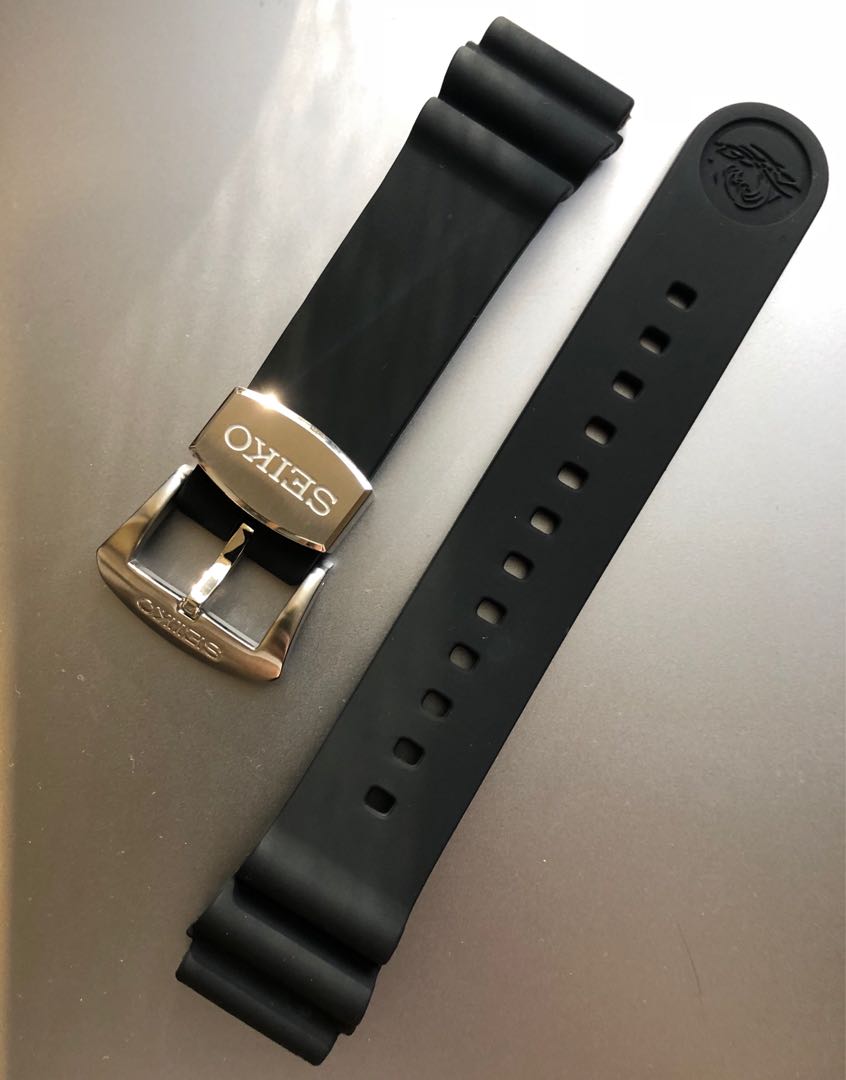 Original Seiko Silicone Strap 22mm (like new) - upgrade on the rubber ...