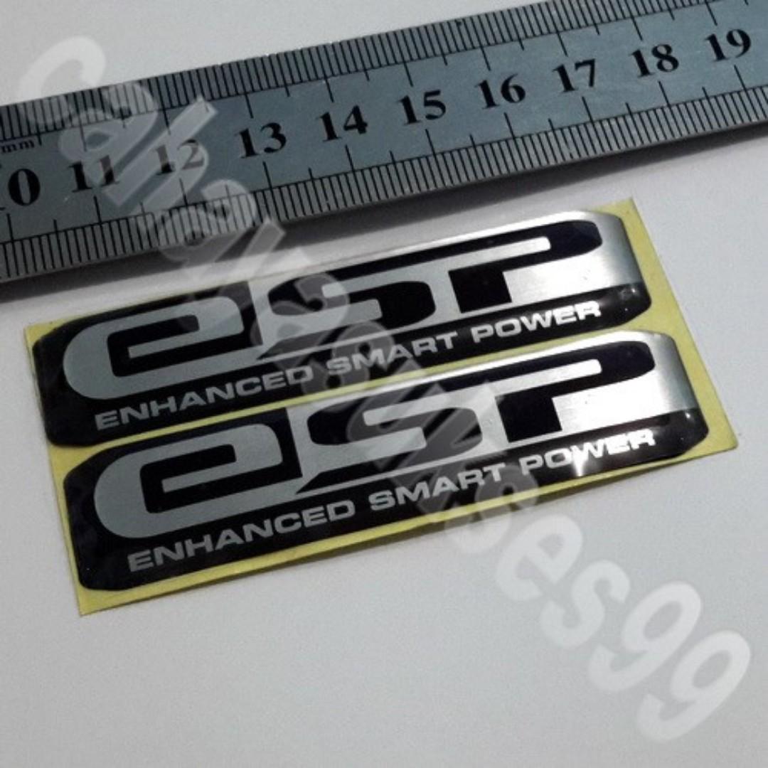 Sticker MOTOR Timbul ESP Enhanced Smart Power Stiker Body Motor Honda ...