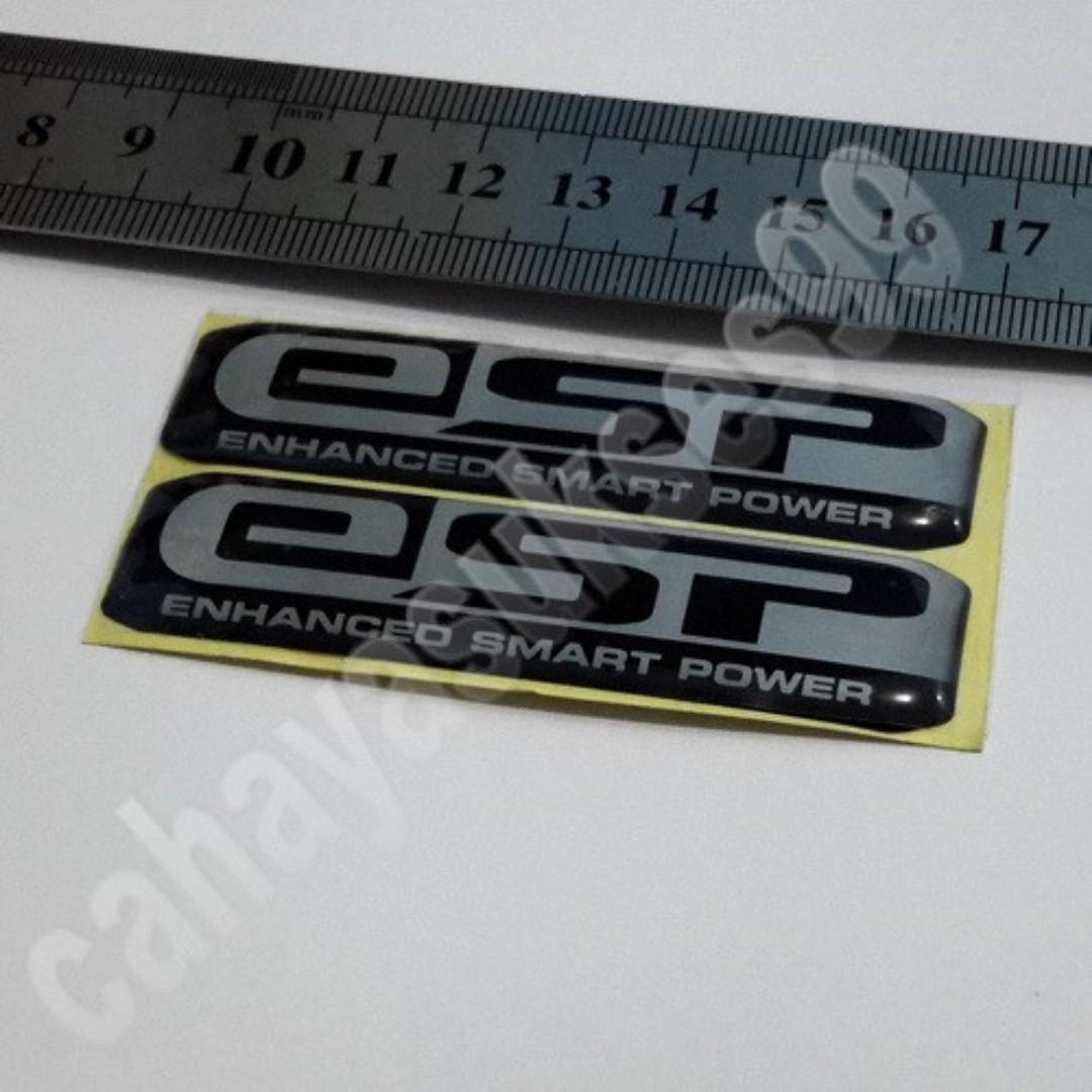 Sticker MOTOR Timbul ESP Enhanced Smart Power Stiker Body Motor Honda ...
