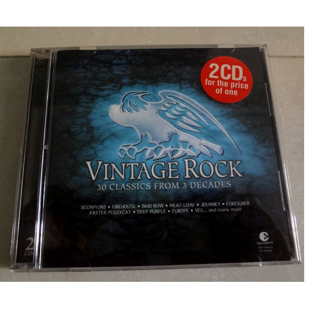 Vintage Rock 2 CD - 30 Classics From 3 Decades (White Lion, Deep Purple ...