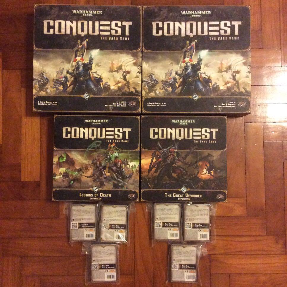 Warhammer Conquest card game bundle (Out of Print), Hobbies & Toys ...