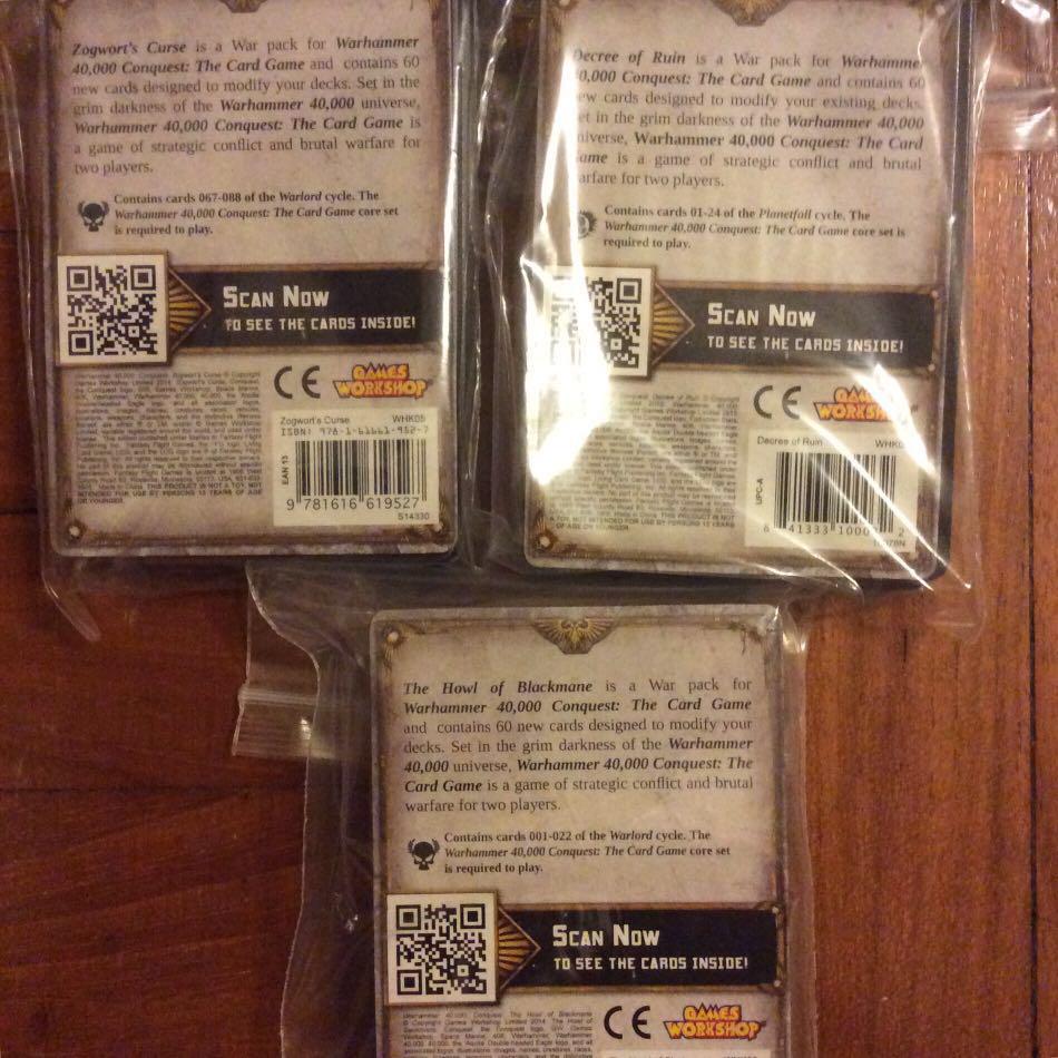 Warhammer Conquest card game bundle (Out of Print), Hobbies & Toys ...