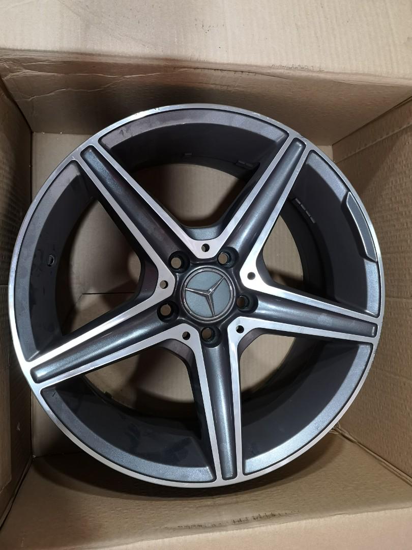 17" replica amg rims, Car Accessories, Tyres & Rims on Carousell
