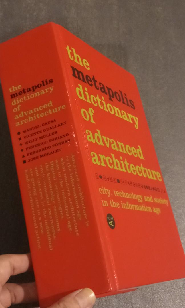 Architectural book - metapolis dictionary of advanced architecture ...