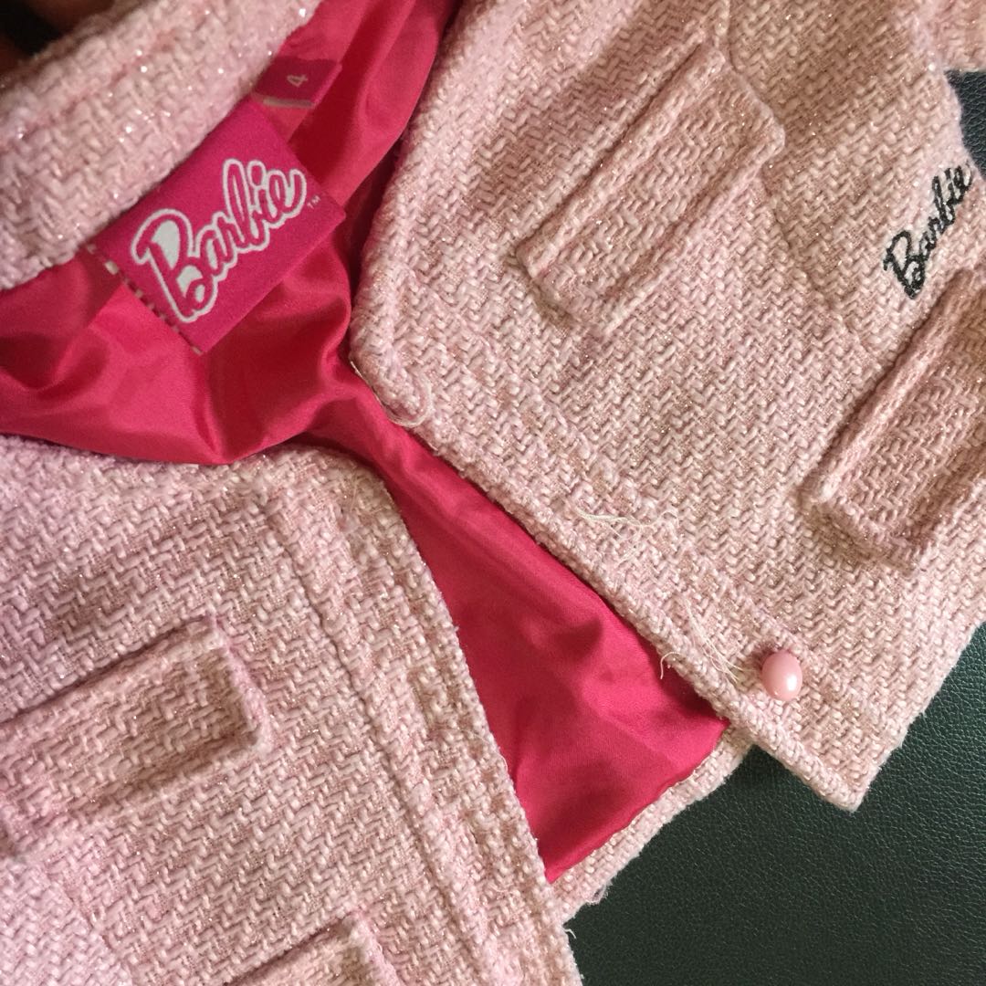 Barbie Blazer for Girls, Babies & Kids, Babies & Kids Fashion on Carousell