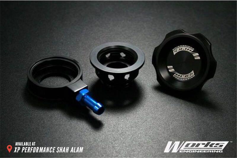 Engine Oil Cap WORKS ENGINEERING For MAZDA FORD Black, Auto Accessories ...