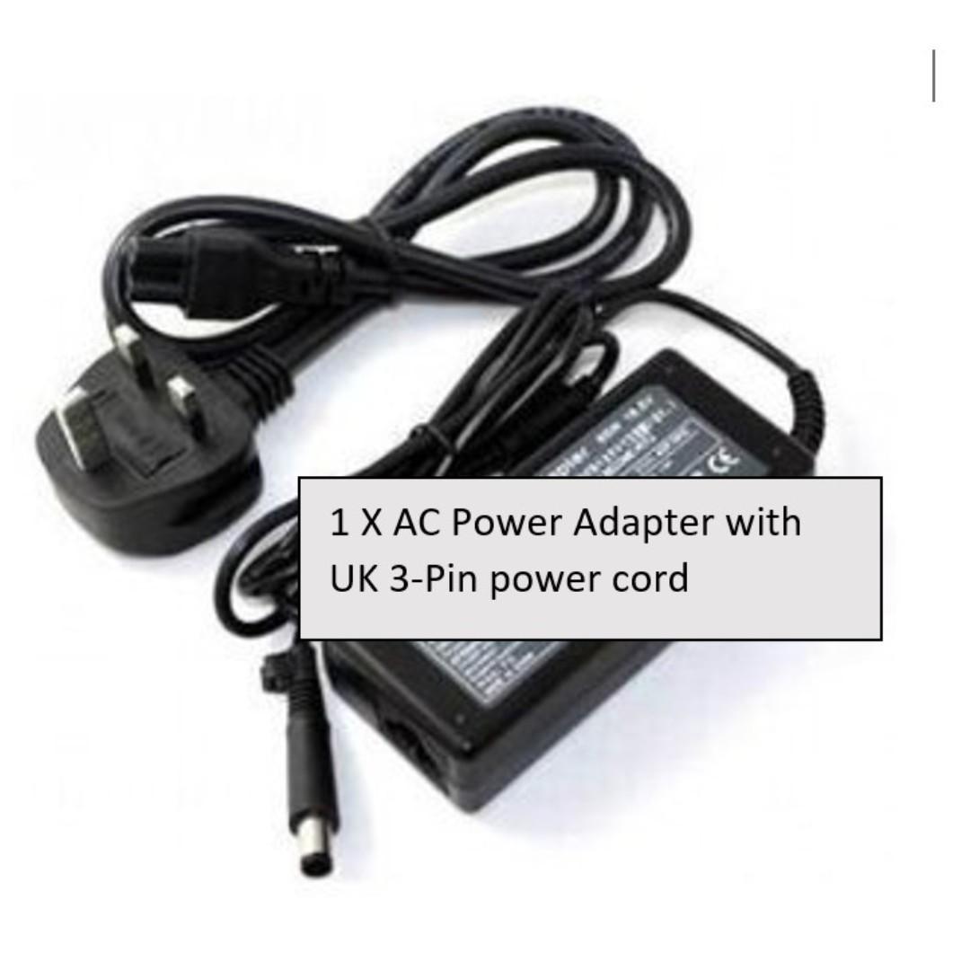 HP 65W Smart AC Power Adapter ( NSW 24187 ) 65W, 19.5V, 3.3A AC Laptop ...
