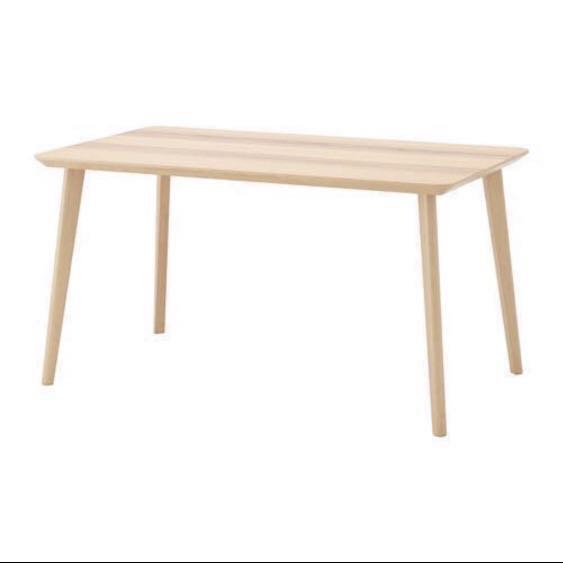 IKEA LISABO Dining Table, Furniture & Home Living, Furniture, Tables ...
