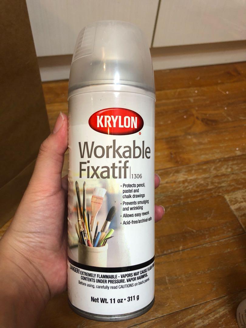 Krylon Workable Fixatif, Hobbies & Toys, Stationery & Craft, Craft ...