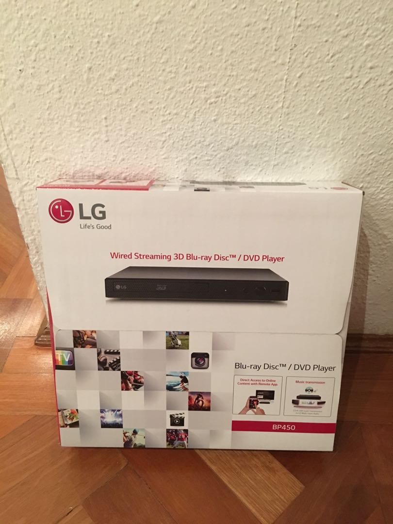LG Blu-ray Player BP450, TV & Home Appliances, TV & Entertainment, Blu ...