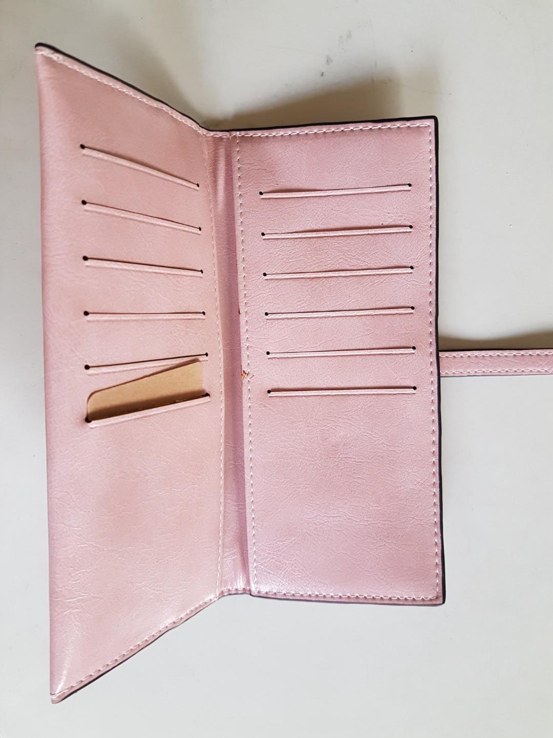 Miniso slim long wallet - pink, Women's Fashion, Bags & Wallets ...