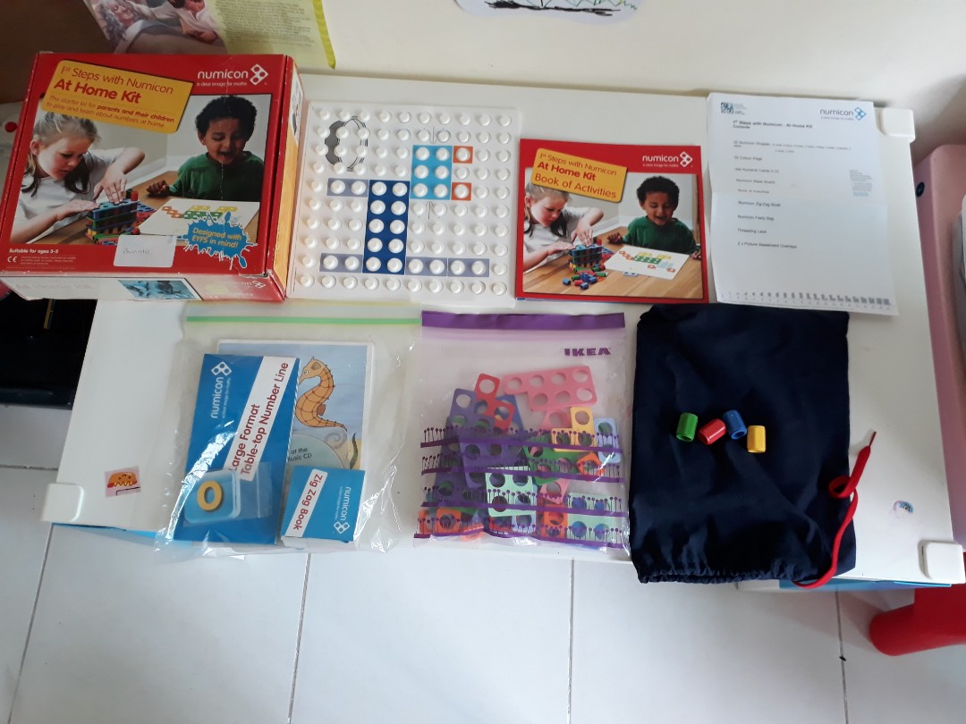 Numicon: First Step Numicon At Home Book/Bundle Kit, Hobbies & Toys ...