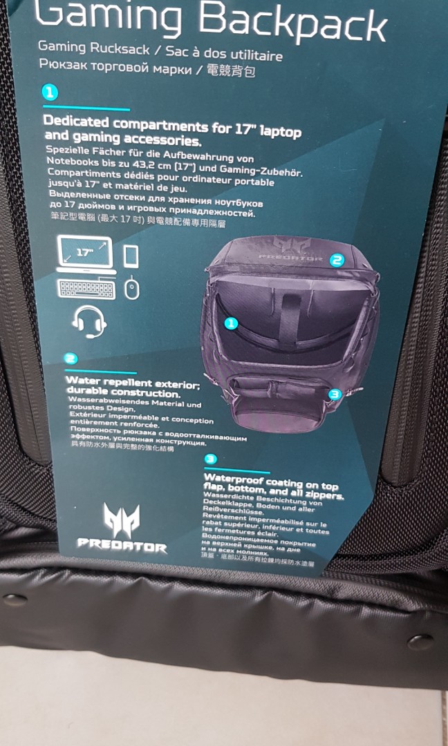 Predator Gaming Backpack, Computers & Tech, Parts & Accessories ...