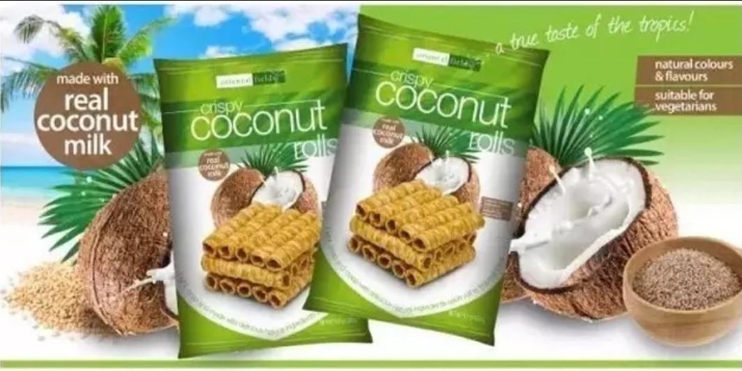[Preorder] Tropical Fields Crispy Coconut Rolls, 265g, Food & Drinks ...
