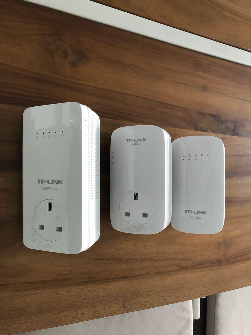TP Link Powerline Extender 1200mbs, Computers & Tech, Parts ...