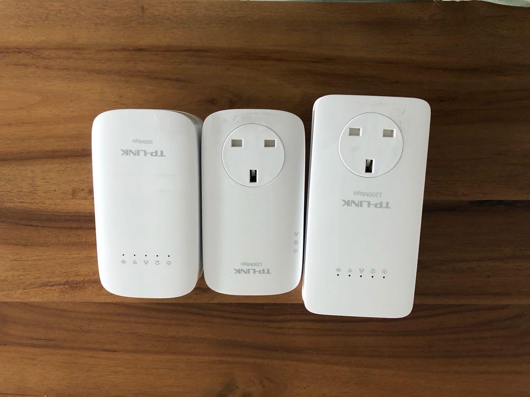 TP Link Powerline Extender 1200mbs, Computers & Tech, Parts ...
