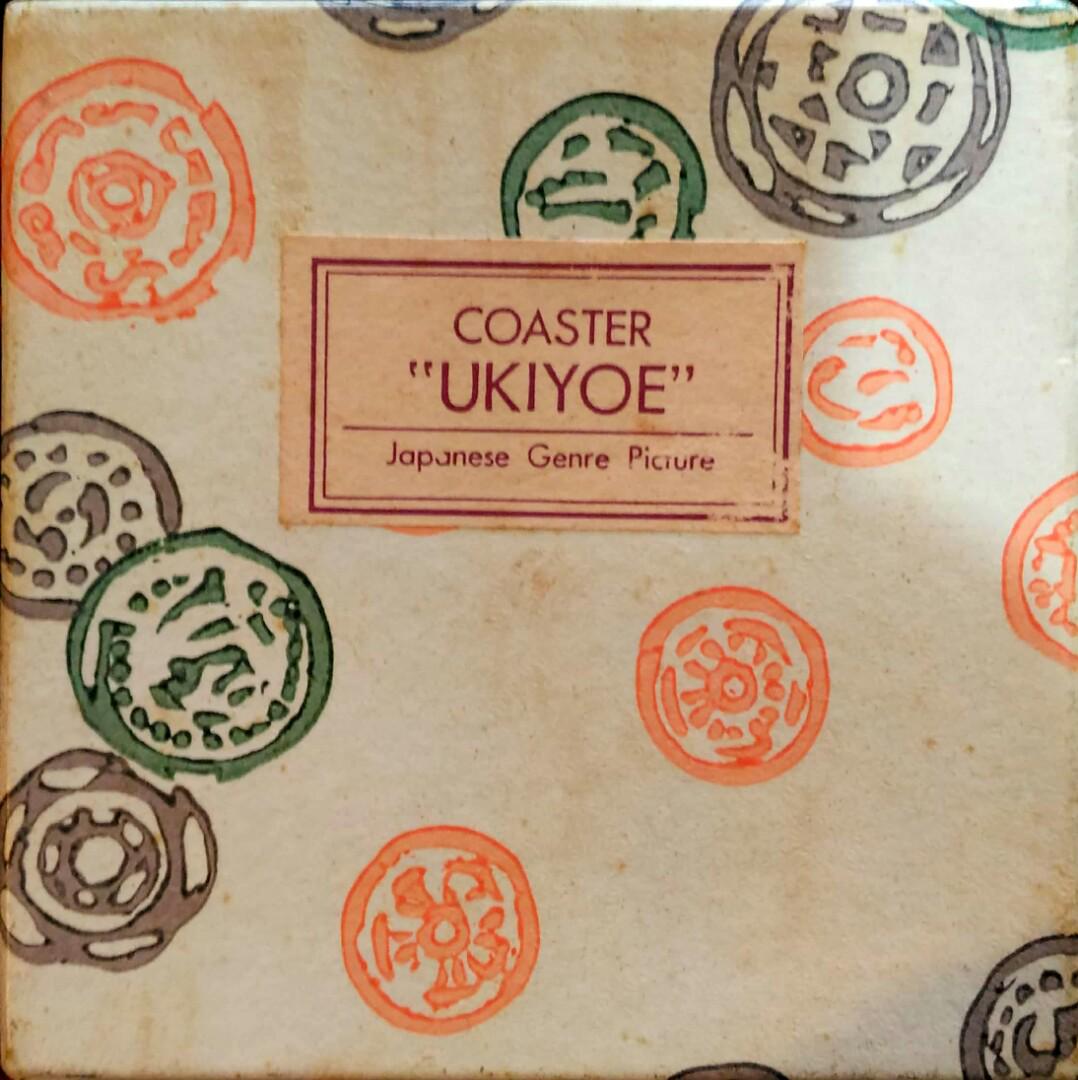 Vintage JAPANEESE Drink Coasters UKIYOE, Hobbies & Toys, Collectibles ...