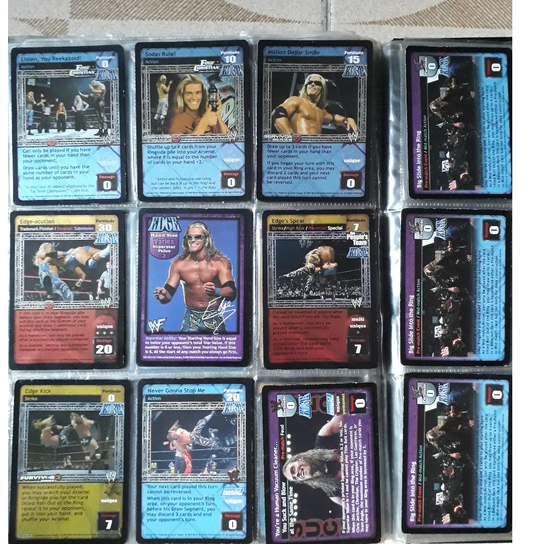 WWE cards: Edge, Hobbies & Toys, Toys & Games on Carousell