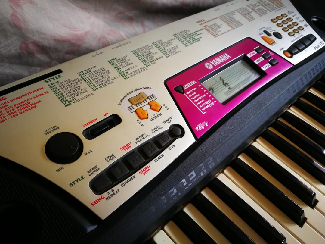 Yamaha PSR-172 Keyboard With DJ Mode, Hobbies & Toys, Music & Media ...