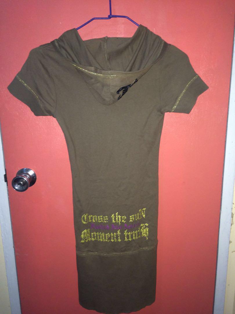 Blue Strive Hooded Dress (a Japan apparel), Women's Fashion, Dresses ...