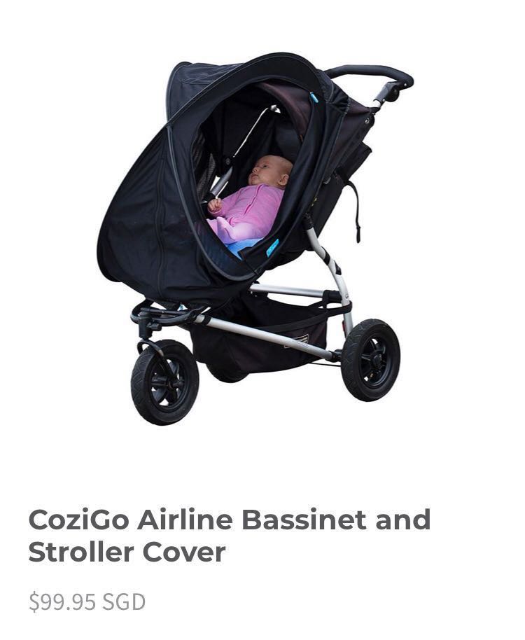 Cozigo Airline Bassinet and stroller cover, Babies & Kids, Going Out ...