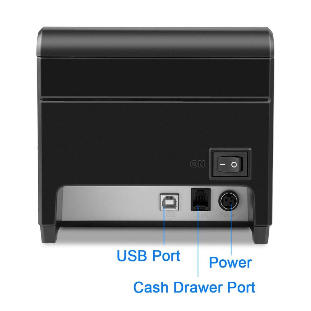 (E15) Excelvan Thermal Receipt Printer (HOP-E801), Computers & Tech ...