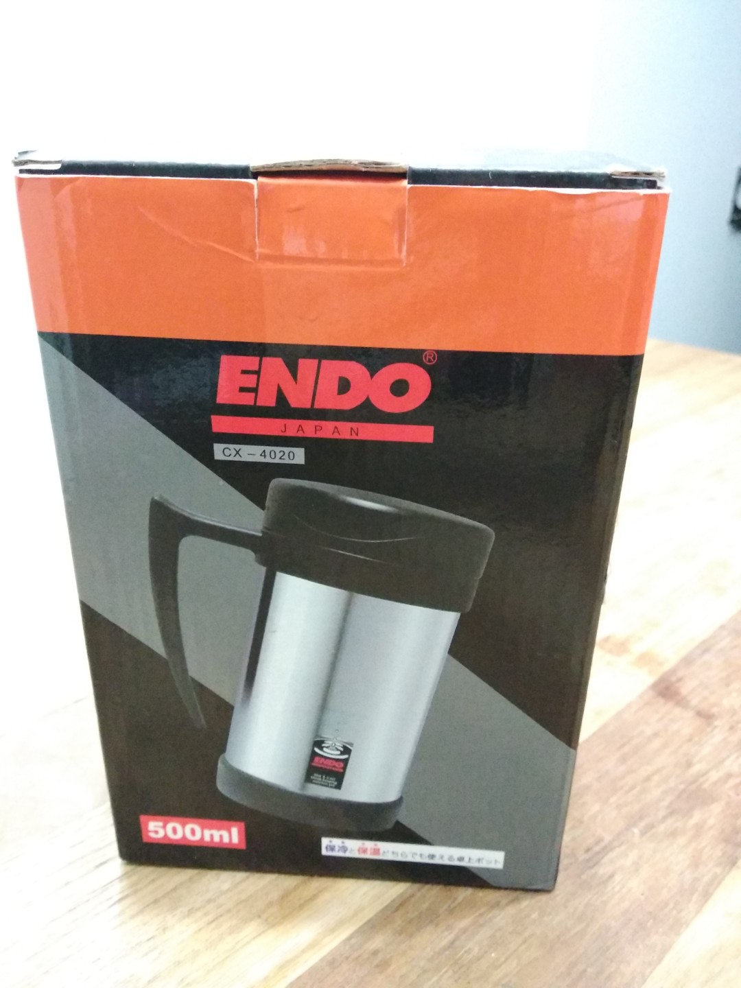 Endo 500ml stainless strel vacuum mug, TV & Home Appliances, Kitchen ...
