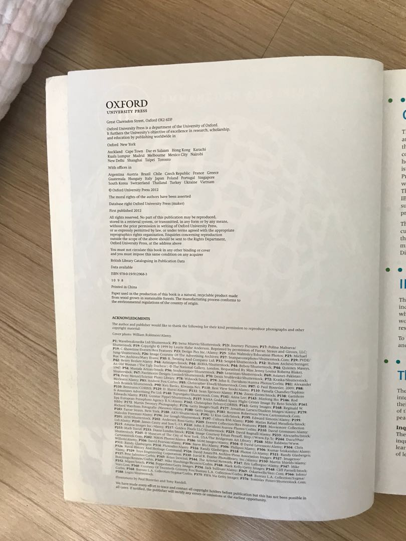 IB oxford textbook English B course companion, 興趣及遊戲, 書本 & 文具, 補充練習 ...